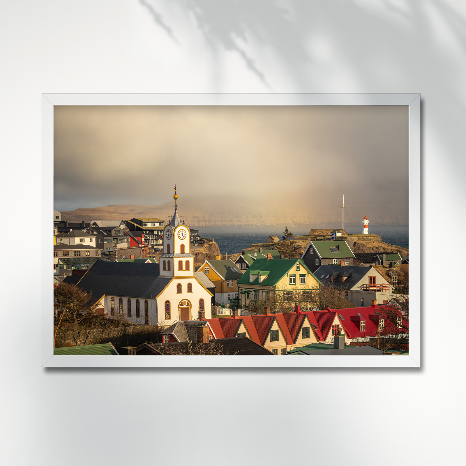 SUNSET IN VAGAR FROM MYKINES, FAROE ISLANDS - POSTER • Alessio Mesiano ...